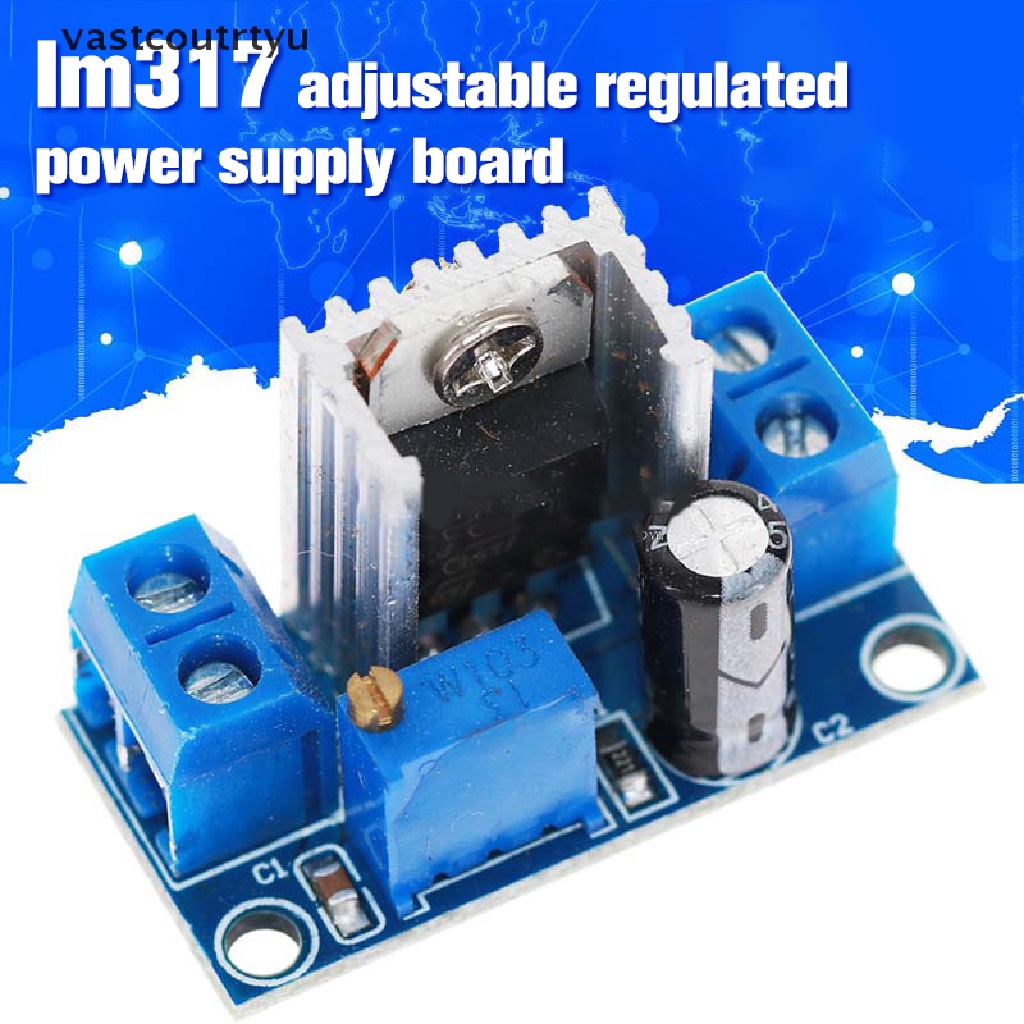 Mua Vas LM317 Adjustable Voltage Linear Regulator Power Supply LM317 DC-DC 4.2-40V To 1.2-37V ...