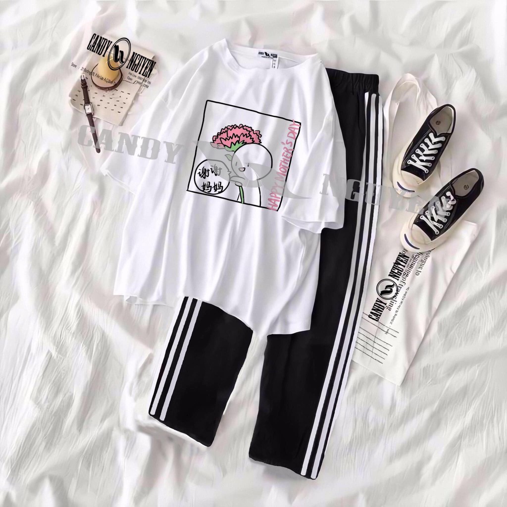 Mua HÀNG ĐẸP: Sét Bộ Đồ Quần Áo Nữ ĐỨC CHÍ FASHION In 3D Cartoon Bé Thỏ ...