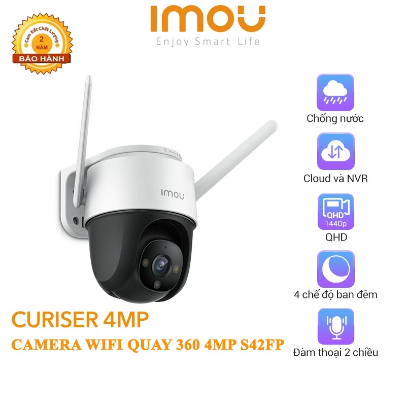 [Camera Quay Quét] Camera Wifi IMOU Quay 360 4MP/2MP - S42FP, S22FP ...