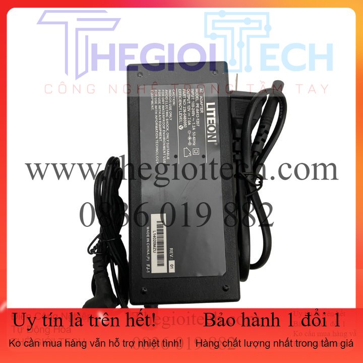 Nguồn Tổng Adapter 12V 5A LITEON Chuyên Dụng Cho Camera, MÁY LỌC NƯỚC ...
