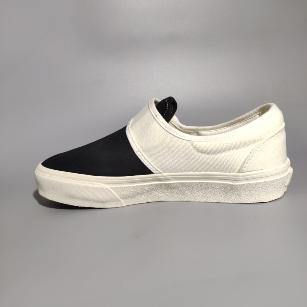 Mua Giày Thể Thao Vans Slip On Strap Đen Trắng Khóa Dán Full Box - Giày ...