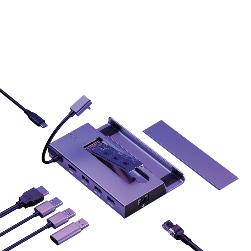 Mua Đế Cắm Kết Nối Usb Type C Hub Ssd Hd 4k 60hz Sata Nvme M.2 Cho Máy ...