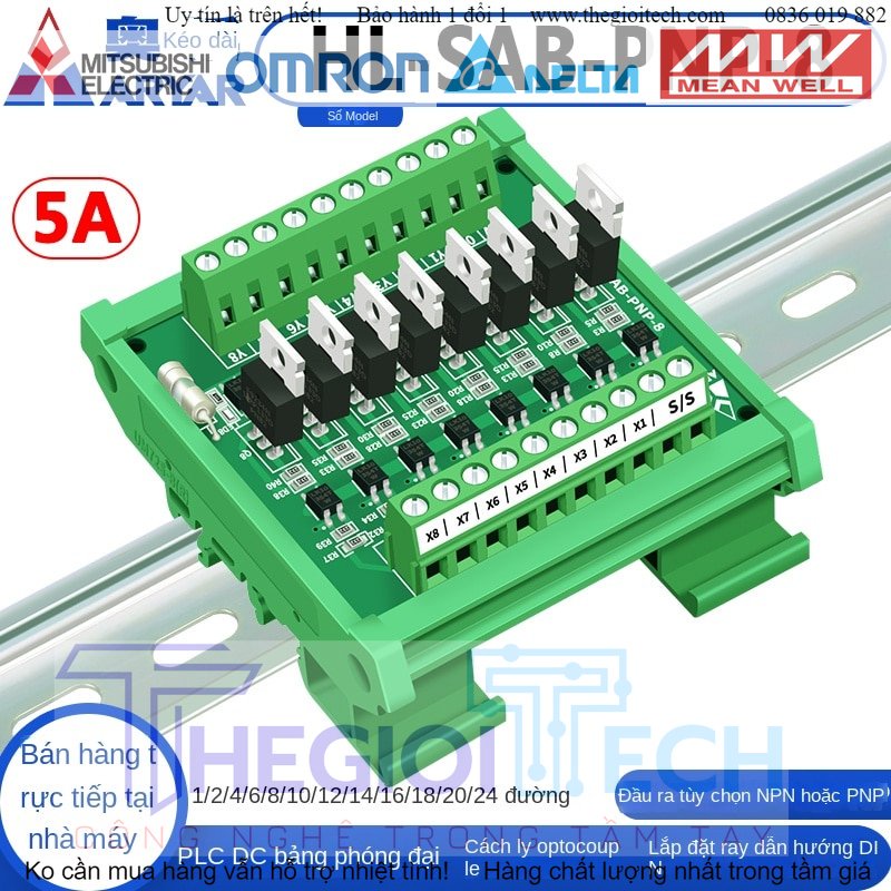 Mạch cách ly chuyển đổi tín hiệu NPN PNP, khuếch đại dòng, Opto IO ...