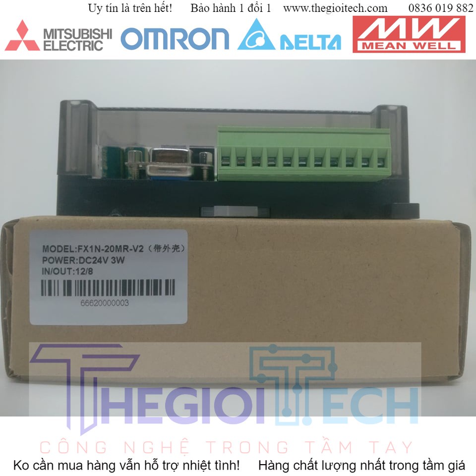 Main board, Bộ Bo mạch lập trình PLC FK1N Mitsubishi FX1N-20MR