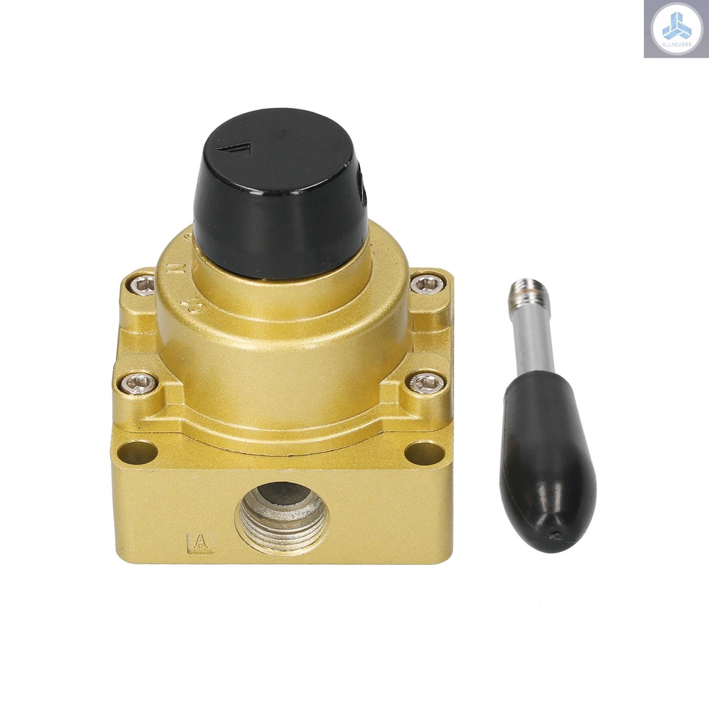 Mua 1/2-inch Pneumatic Rotary Lever Hand Valve 4 Way 3 Position Air ...