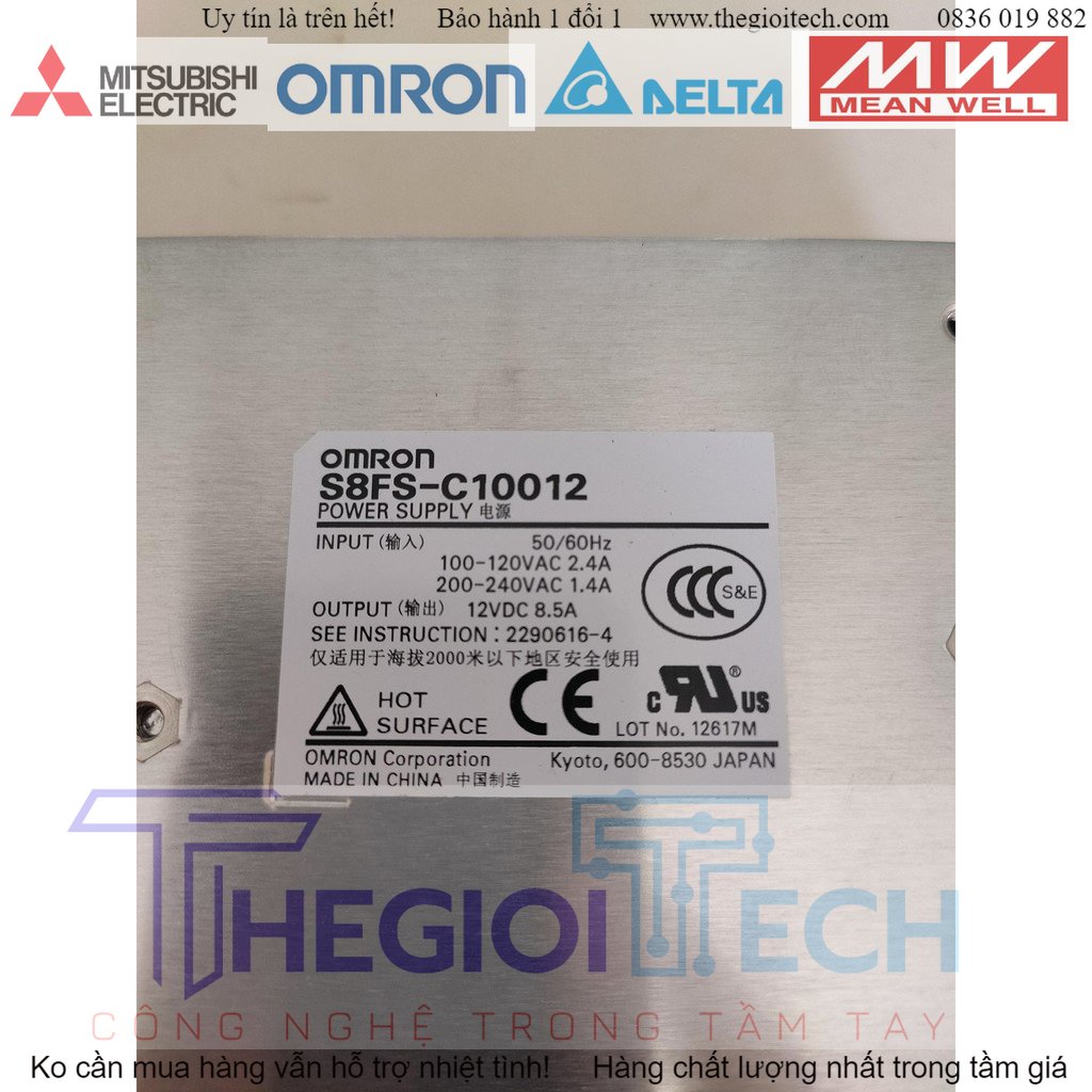 Bộ Nguồn Omron S8FS-C10012