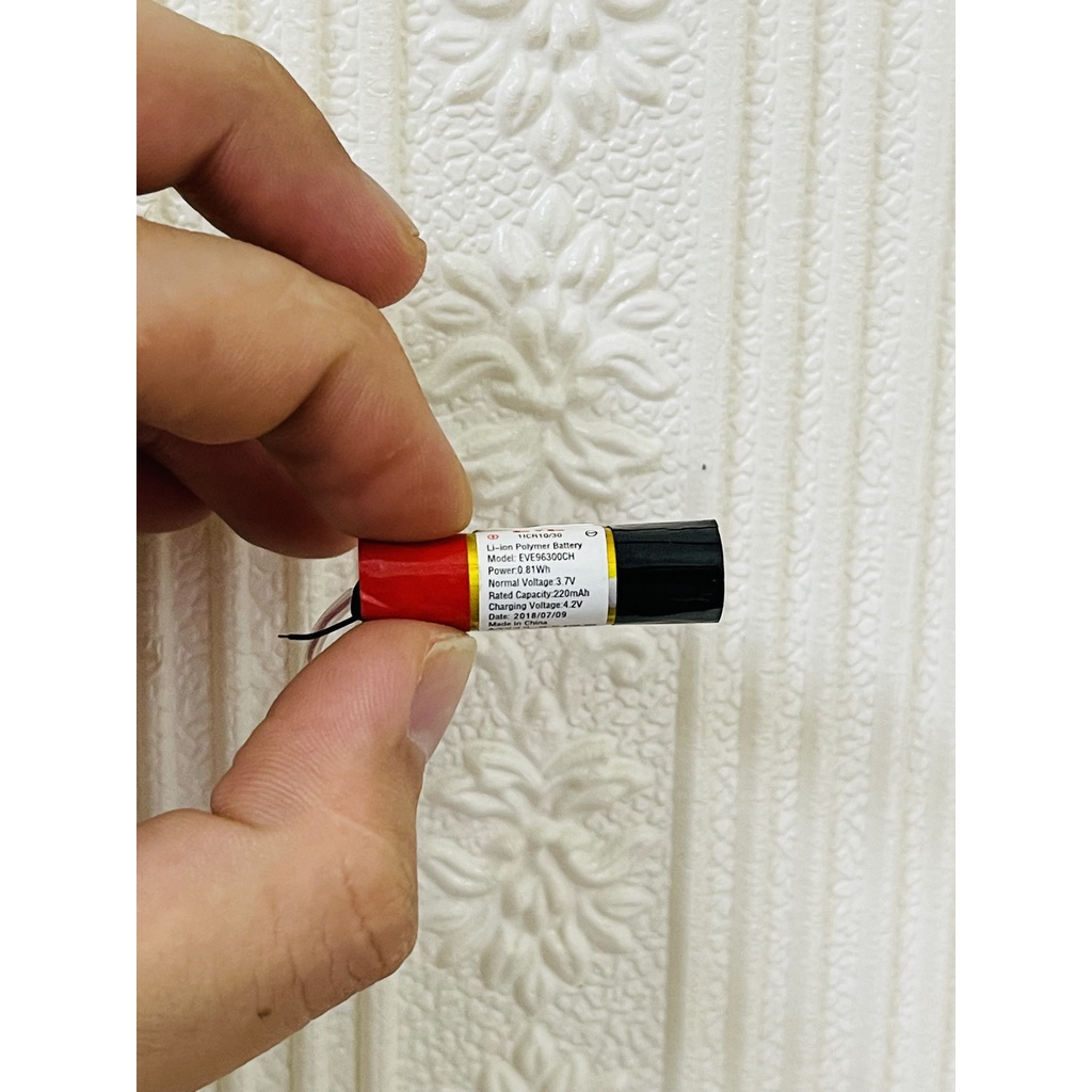 Mua Pin lithium 3.7V 220Mah dạng tròn 10x30MM dành cho bút ghi âm ...