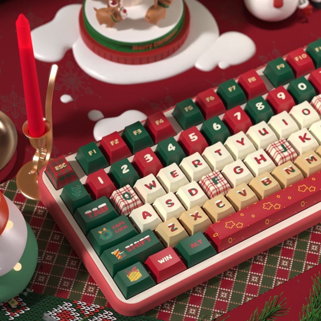 Keycaps Chủ Đề Đêm Giáng Sinh Nguyên Bản, Keycap Phím 138/158, Chiều Cao MDA/CHERRY, Thăng Hoa ...
