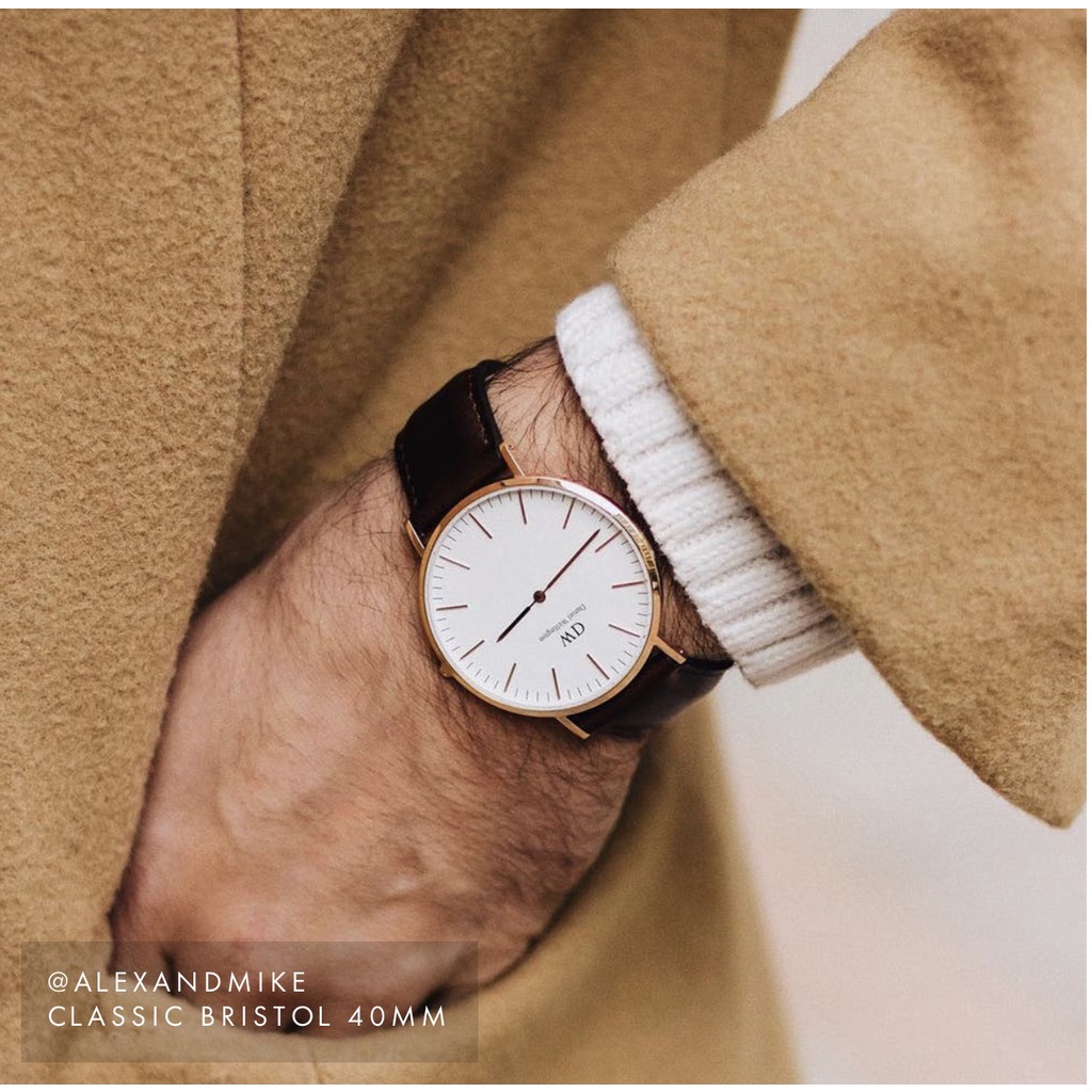 Đồng Hồ Nam Nữ Daniel Welington Classic Sheffield Rose Gold White 36mm ...