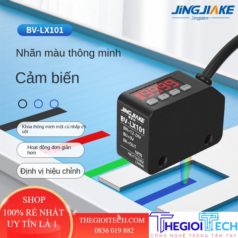 Color Mark Sensor Quang Điện, Cảm Biến Phát hiện Màu sắc chính xác ...