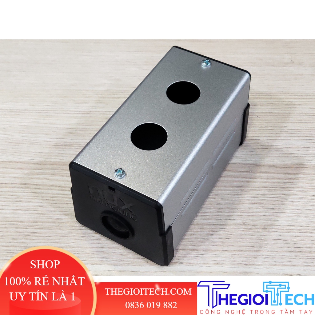 Hộp nút nhấn 2 lỗ phi 25 HY-25-02 Hanyoung