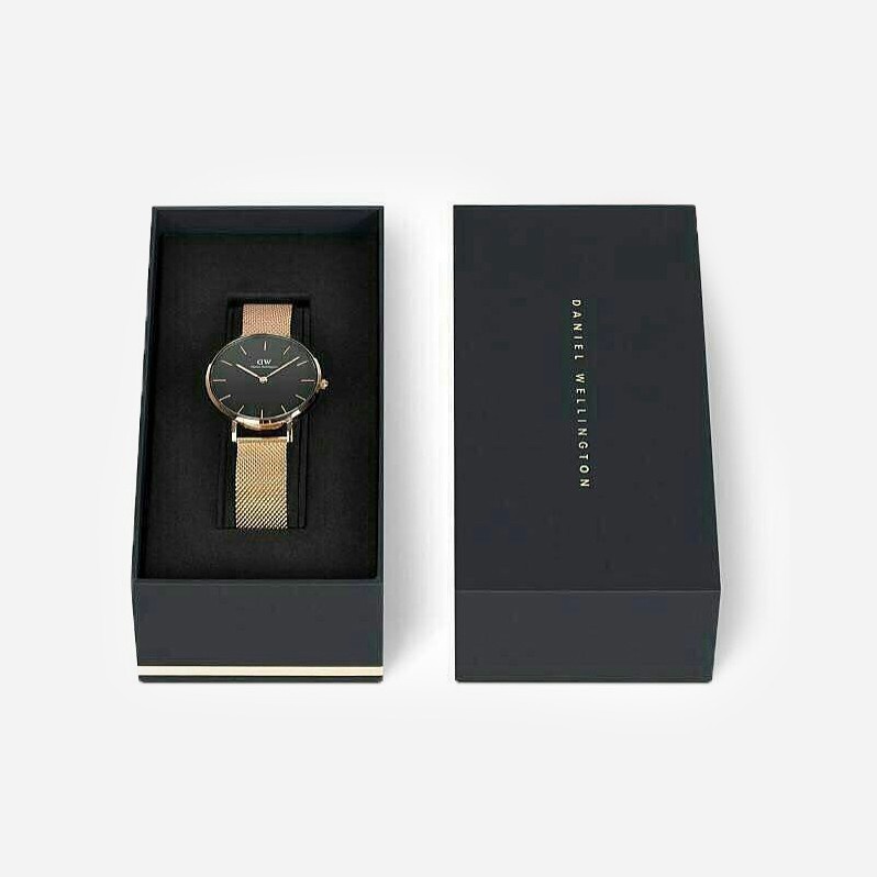 Đồng Hồ Nữ Daniel Welington Classic Petite Melrose Black Vòng Tay DW ...