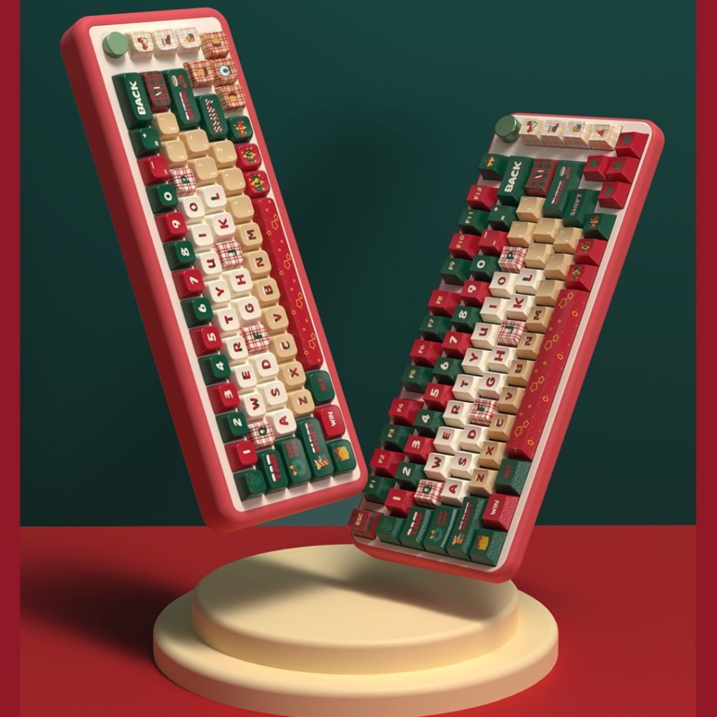 Keycaps Chủ Đề Đêm Giáng Sinh Nguyên Bản, Keycap Phím 138/158, Chiều Cao MDA/CHERRY, Thăng Hoa ...