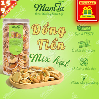 Bánh đồng tiền mix hạt MAMFA Bánh ăn kiêng hỗ trợ giảm cân bánh ngũ cốc dinh dưỡng bánh healthy ...