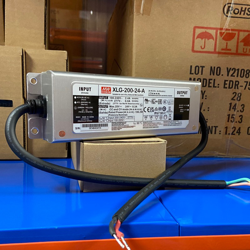 Nguồn Led 24V Meanwell XLG-200-24-A,XLG-150-24-A,XLG-100-24-A TGT SMPS ...