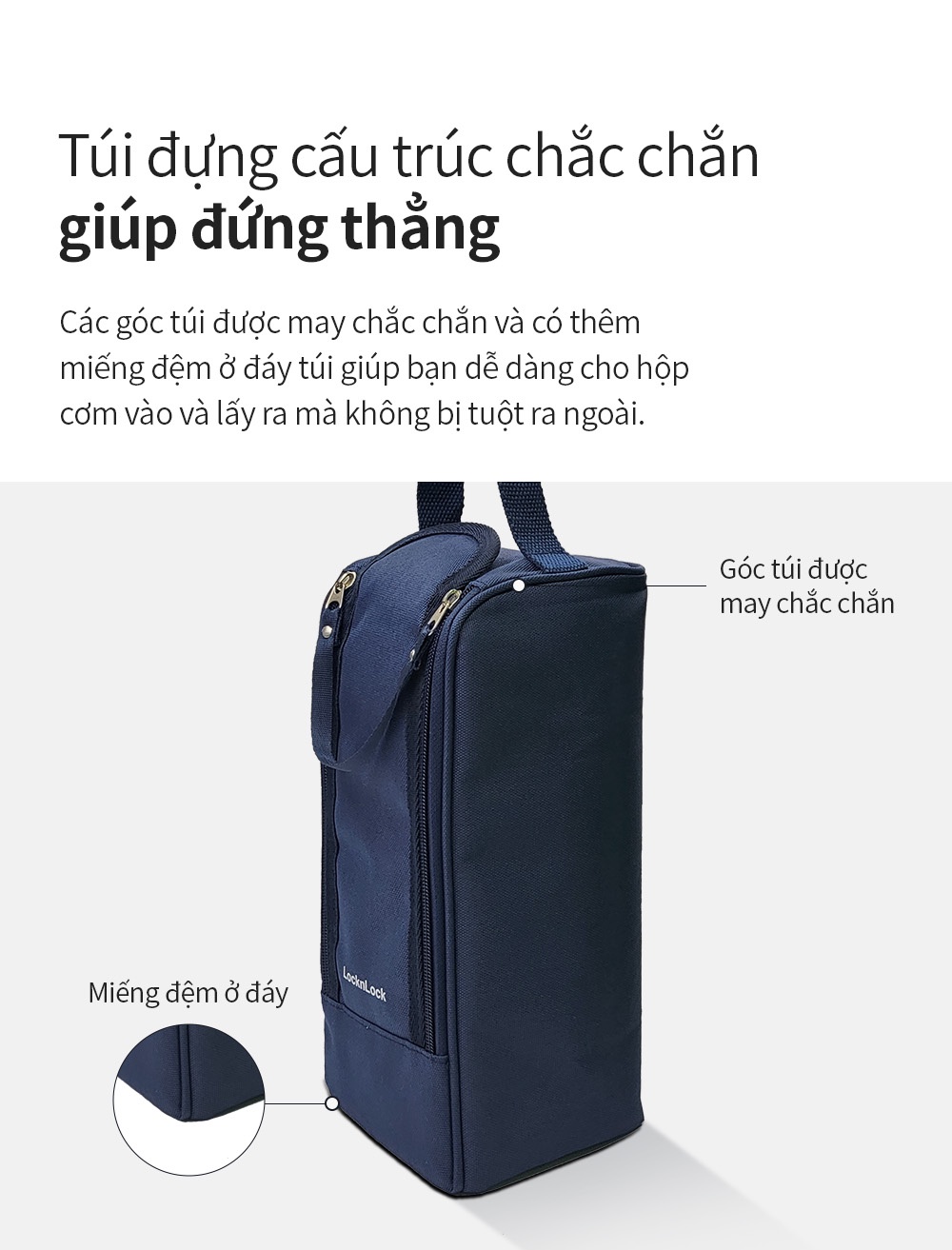 Bộ hộp cơm giữ nhiệt Lock&Lock Pump Vacuum Lunch Box (300ml*2, 500ml*1 ...