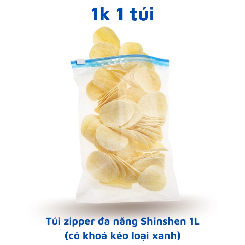 Túi zip đựng thực phẩm tái sử dụng nhật bản đa năng khóa kéo Shinshen ...