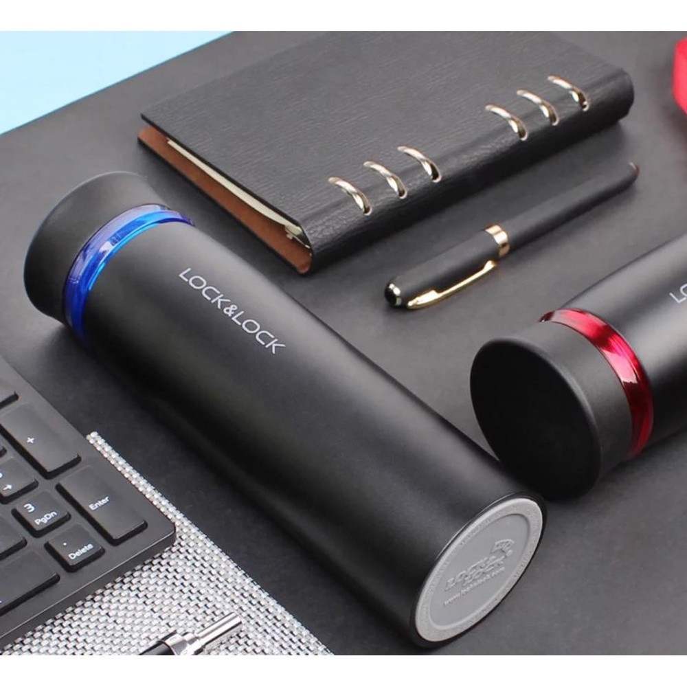 Bình Giữ Nhiệt LocknLock 450ml Có Lưới Lọc Trà Nắp Viền Màu Feather ...