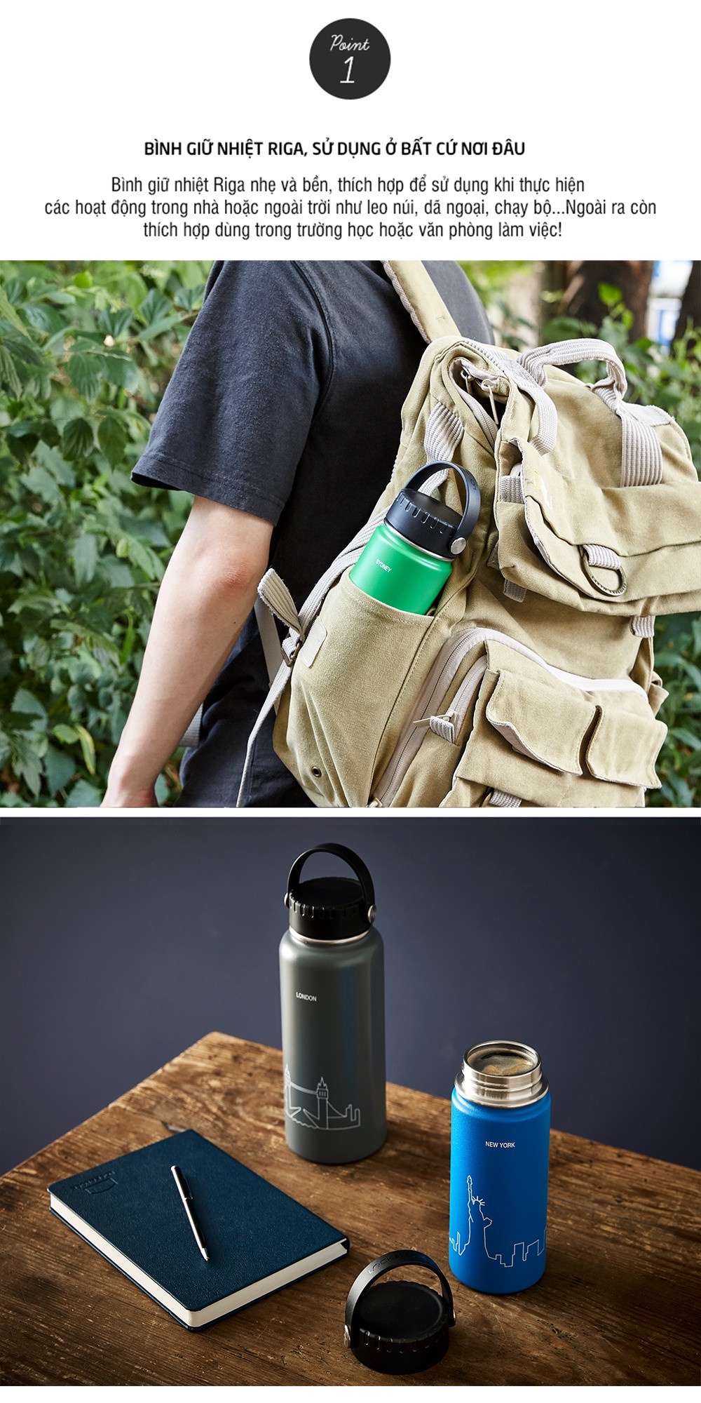 Bình Nước Giữ Nhiệt LocknLock 897ML Có Khay Lọc Trà Kèm Tay Cầm Lock ...