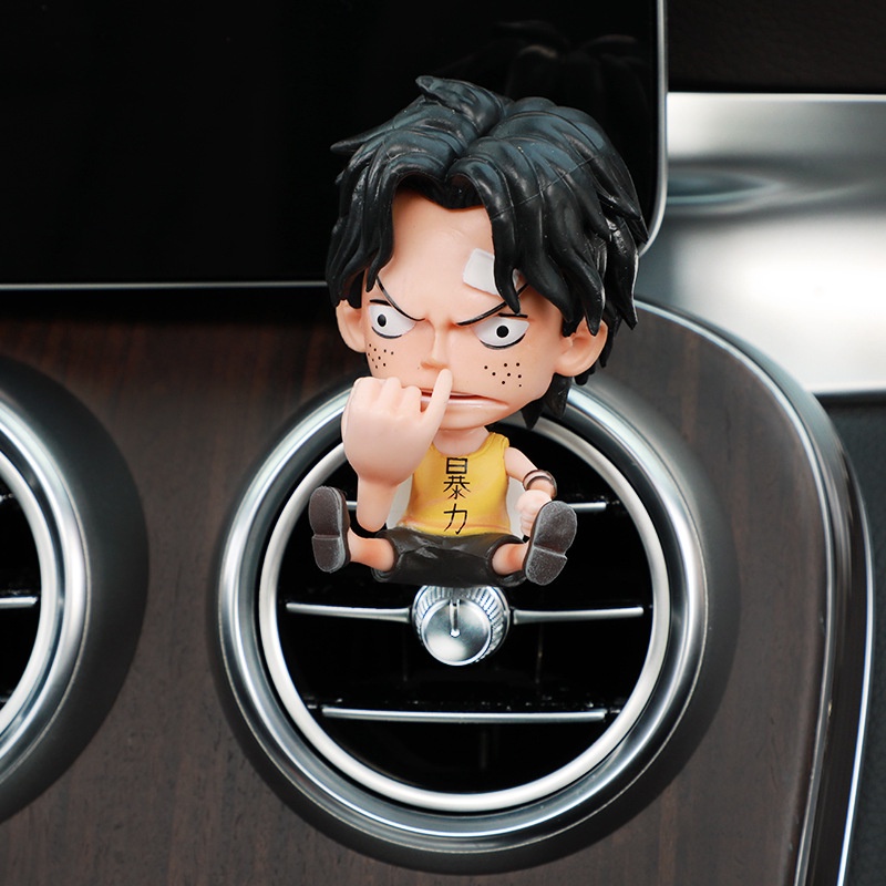 Mua Sáp thơm nước hoa ô tô mô hình Onepiece chibi kẹp cửa gió điều hòa ...