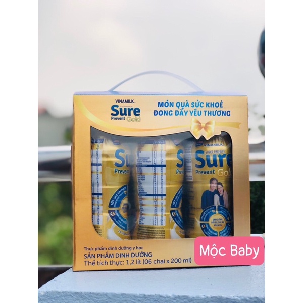 Mua SỮA BỘT PHA SẴN VINAMILK SURE PREVENT 200Ml - 1 LỐC 6 CHAI 6*200ML ...
