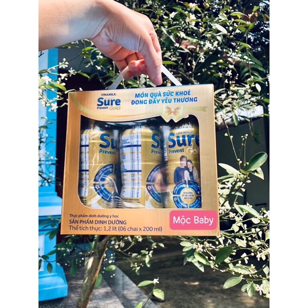 Mua SỮA BỘT PHA SẴN VINAMILK SURE PREVENT 200Ml - 1 LỐC 6 CHAI 6*200ML ...