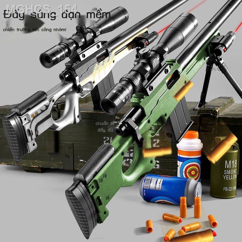 Mua ☫ Súng phóng đạn mềm thủ công cực lớn awm trẻ em ăn gà trang bị đầy ...