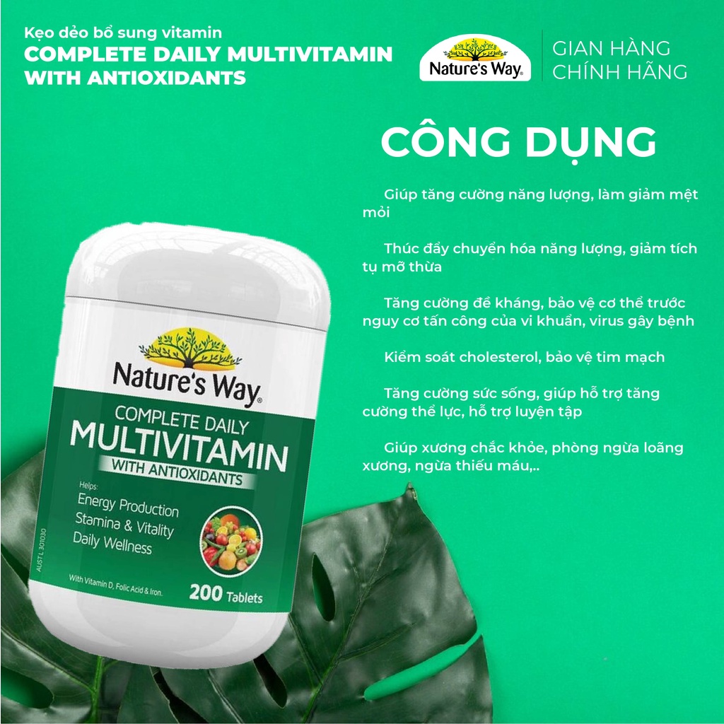 Mua Viên uống vitamin tổng hợp Nature’s Way complete daily multivitamin ...