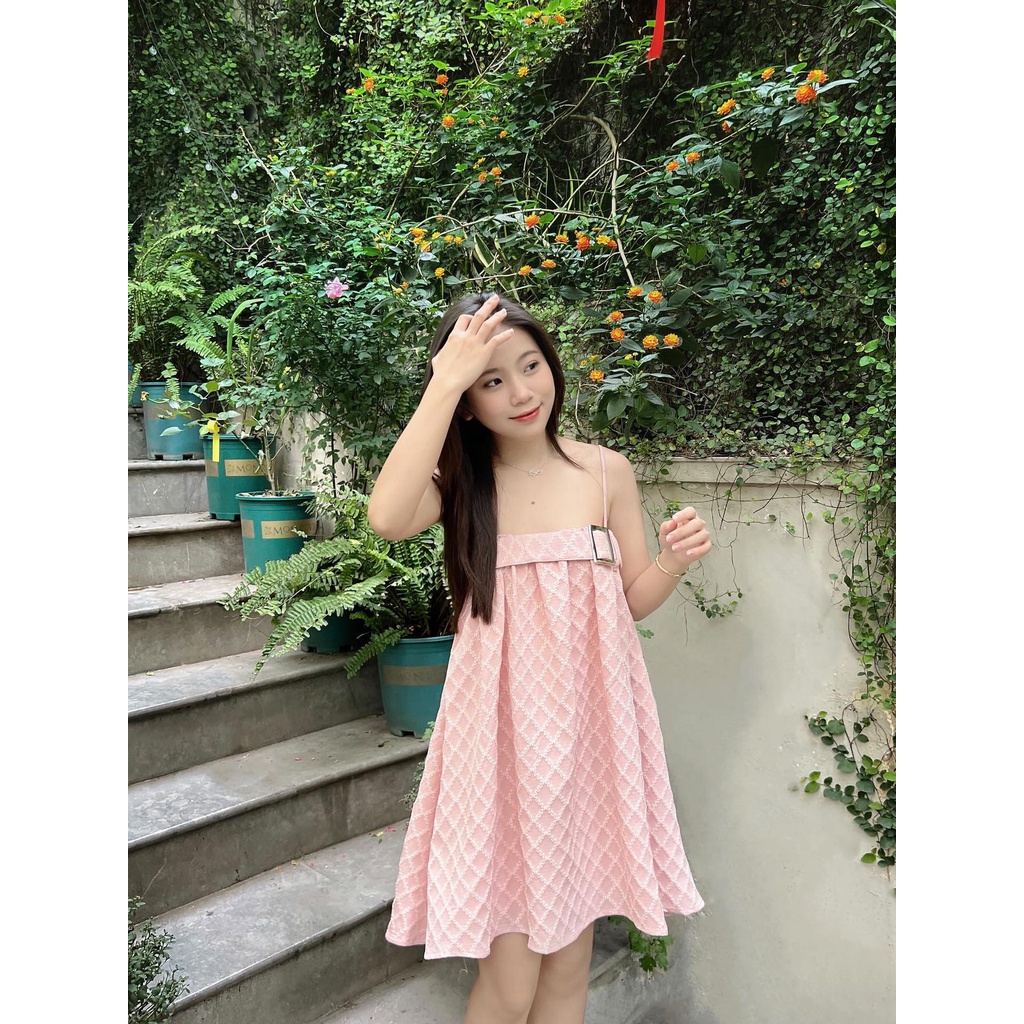 Mua Đầm váy 2 dây thắt lưng | Sakka Dress | Secodee giá rẻ nhất | TecKi.Vn