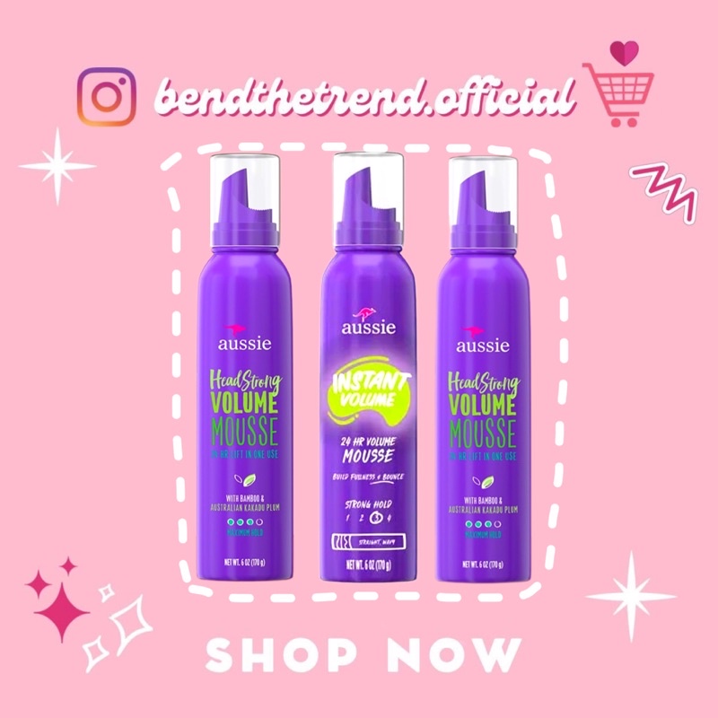 [AUTH-ĐỦ BILL] MOUSSE AUSSIE INSTANT VOLUME LÀM PHỒNG GIỮ NẾP TÓC ...