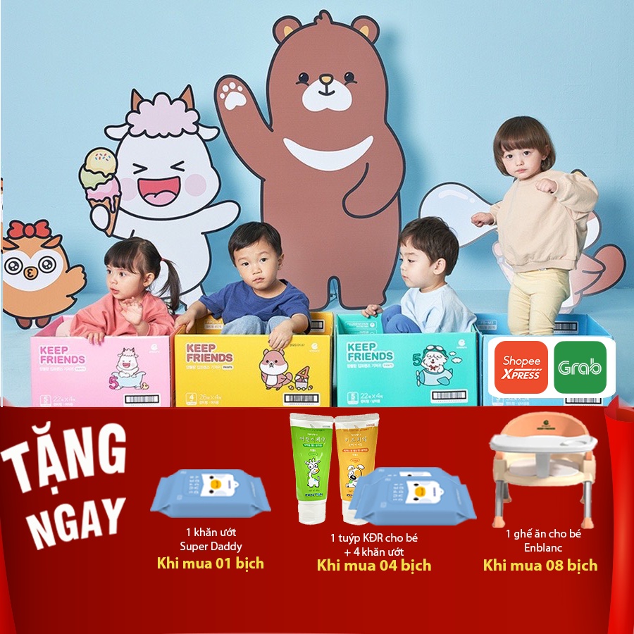 KÈM QUÀ TẶNG Bỉm Enblanc KEEP FRIEND nội địa Hàn quốc (mẫu mới 2020) đủ ...