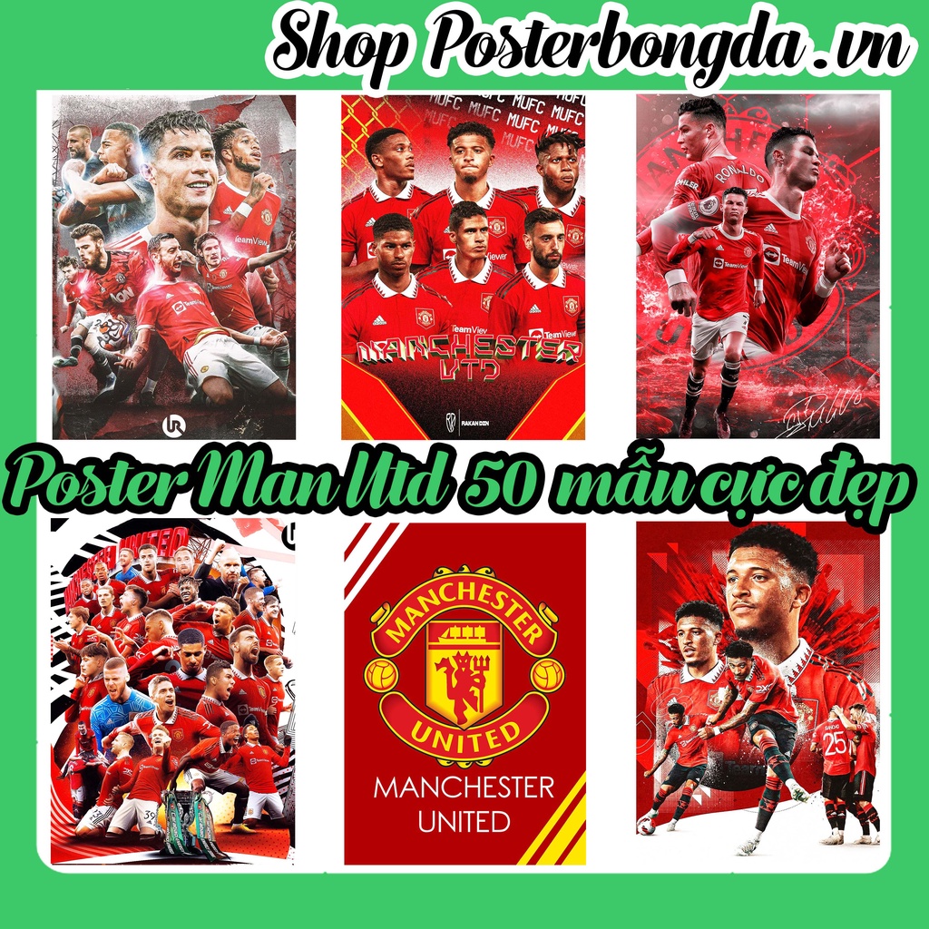 Poster manchester united - Giá Tốt, Chính Hãng, Đảm Bảo | Shopee Việt Nam
