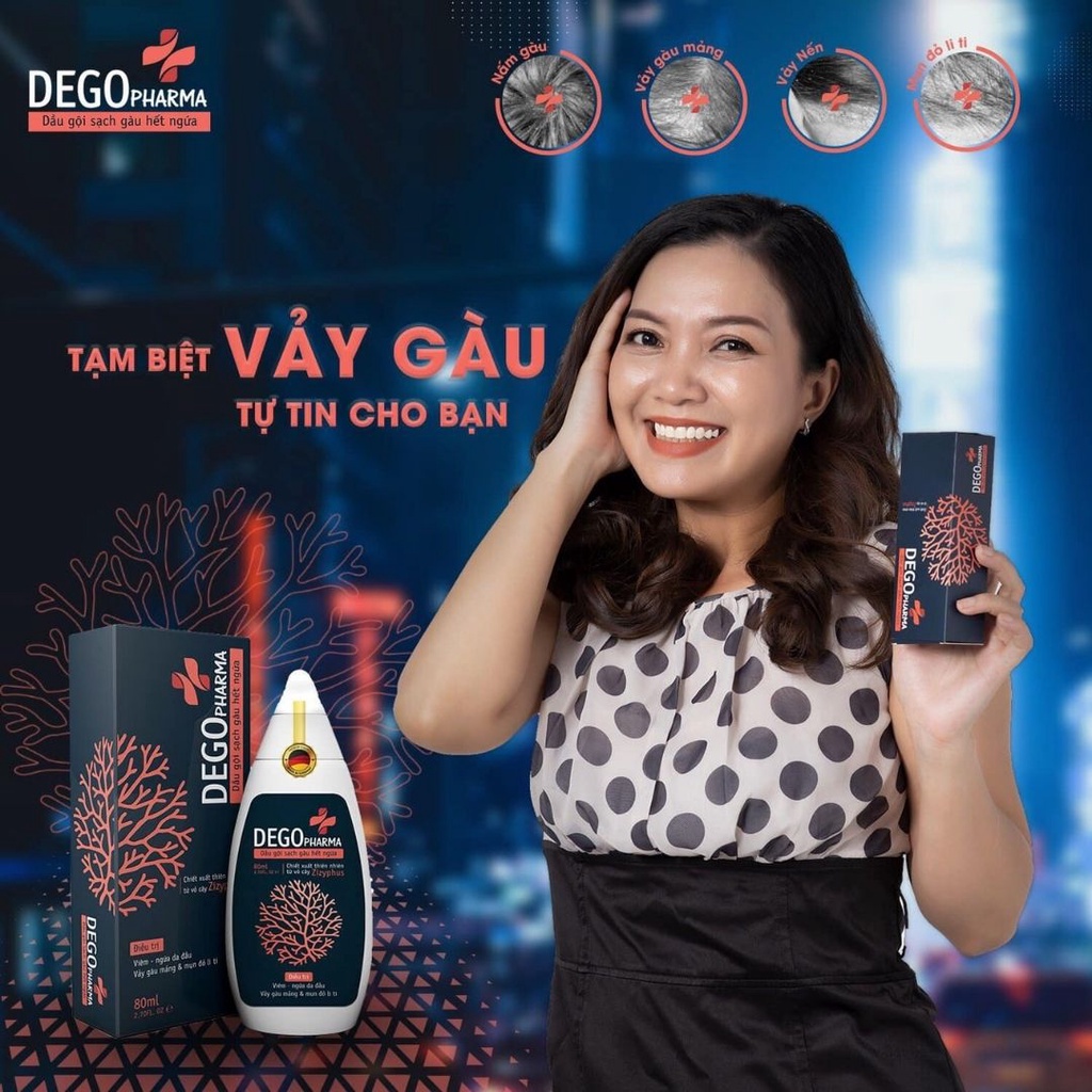Mua Dầu Gội Đầu DEGO PHARMA 80ml Dứt Điểm Gàu Ngứa & Nấm Da Đầu giá rẻ nhất | TecKi.Vn