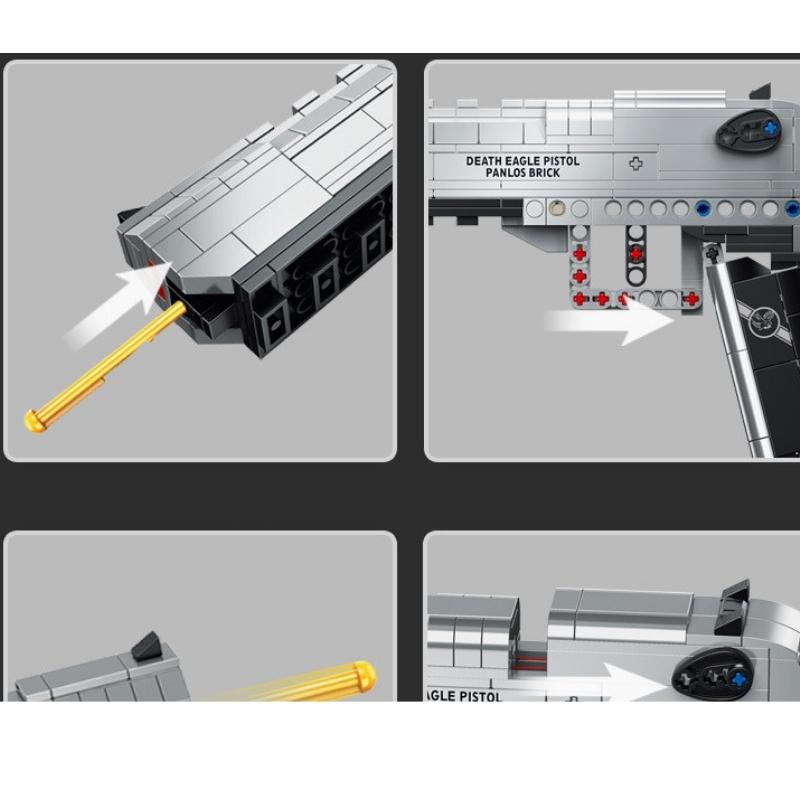 Mua Đồ chơi dạng lego mô hình súng lục bạc Desert Eagle Pistol panlos ...