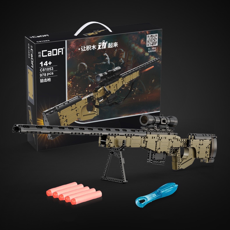 Mua Đồ Chơi Lắp Ráp Mô Hình 3D CaDA Súng Bắn Tỉa Sniper AWM C81053 (978 ...