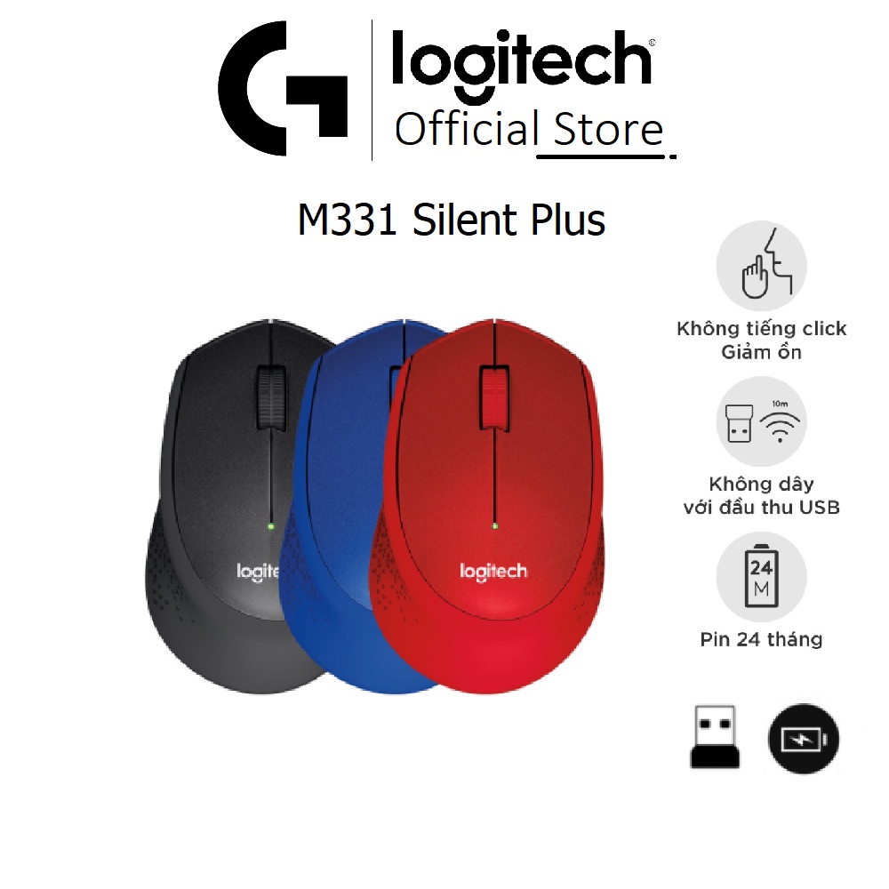 chuột không dây logitech m331 giá tốt Tháng 3, 2023 | Mua ngay | Shopee ...