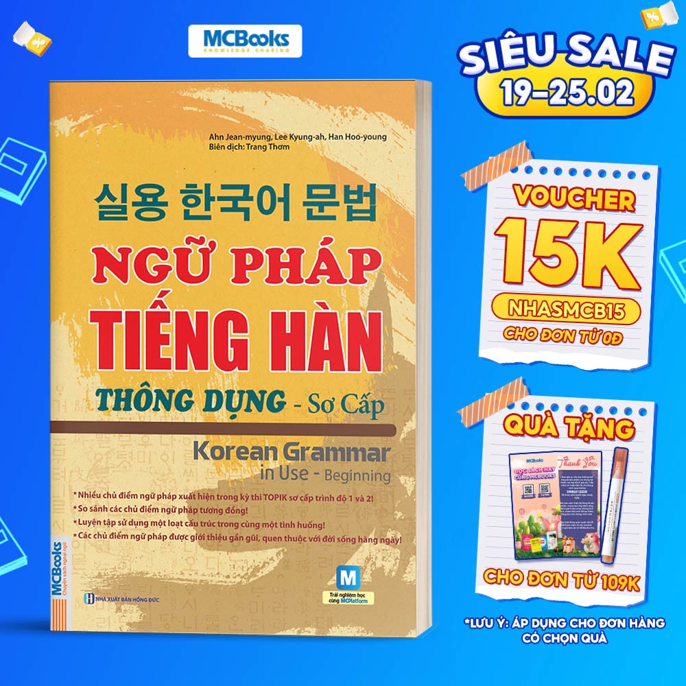Sách - Ngữ Pháp Tiếng Hàn Thông Dụng (Sơ Cấp) Korean Grammar In Use ...