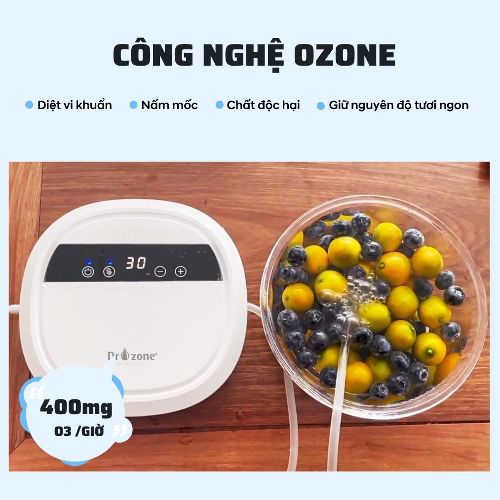 Máy khử độc thực phẩm khử trùng đa năng Dr.Ozone 400mg O3h Hàng chính ...