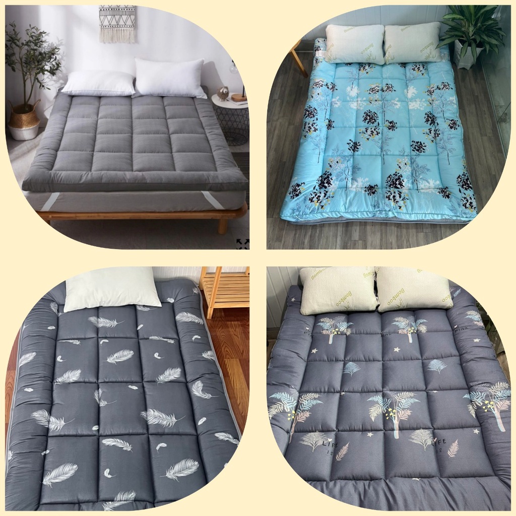 Topper giá rẻ tấm bảo vệ nệm size 1m 1m2 1m4 1m6 1m8 nệm văn phòng đệm ...