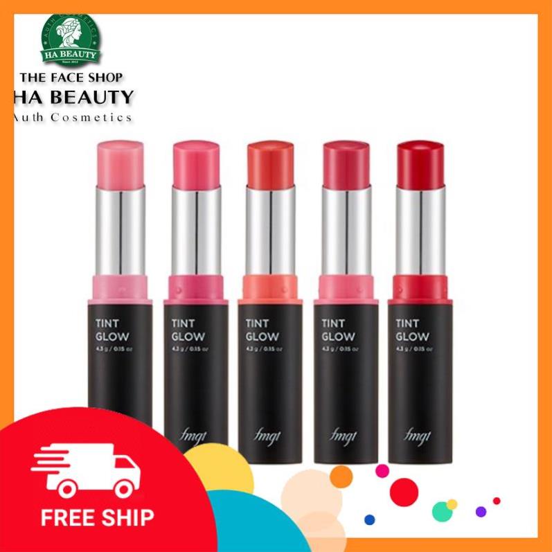 Mua Son dưỡng ẩm môi tự nhiên có màu fmgt The Face Shop TINT GLOW 4.3g giá rẻ nhất | TecKi.Vn