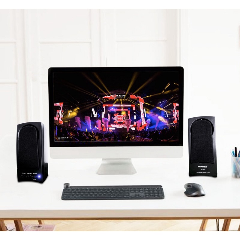 Loa Soundmax A150/2.0 /MÀU ĐEN/ 10W, 220V) - New Full Box - Chính Hãng ...