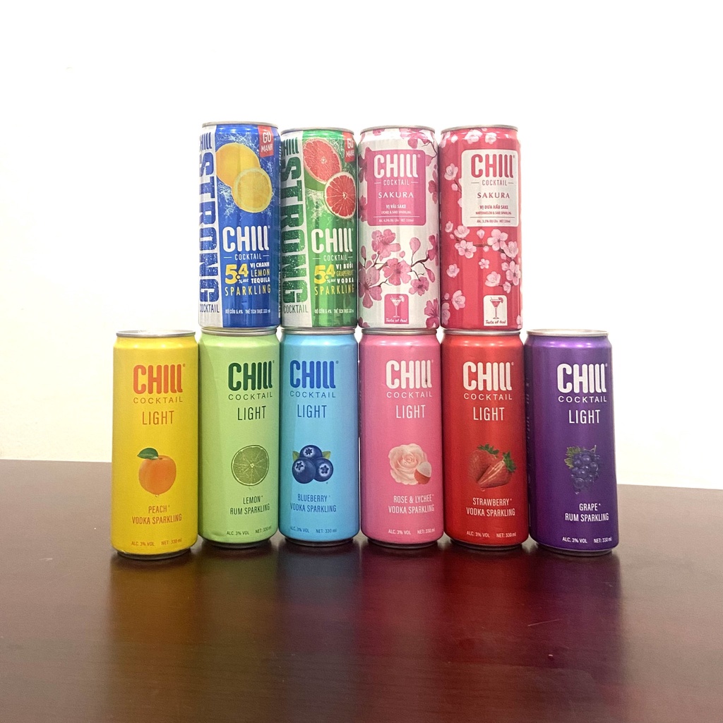 Mua CHILL COCKTAIL các vị - Chuẩn vị Bar - Nước trái cây lên men ...