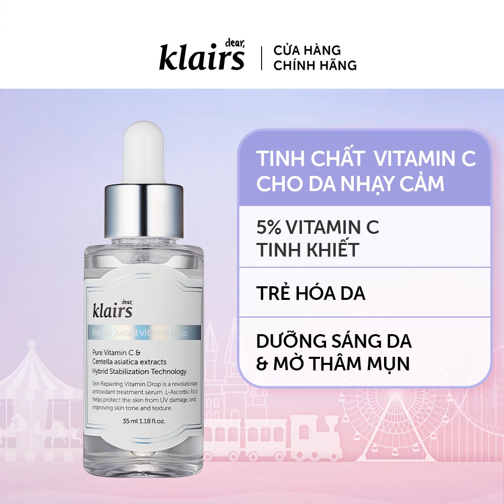 Tinh chất Dear Klairs Freshly Juiced Vitamin Drop 35ml - MixASale