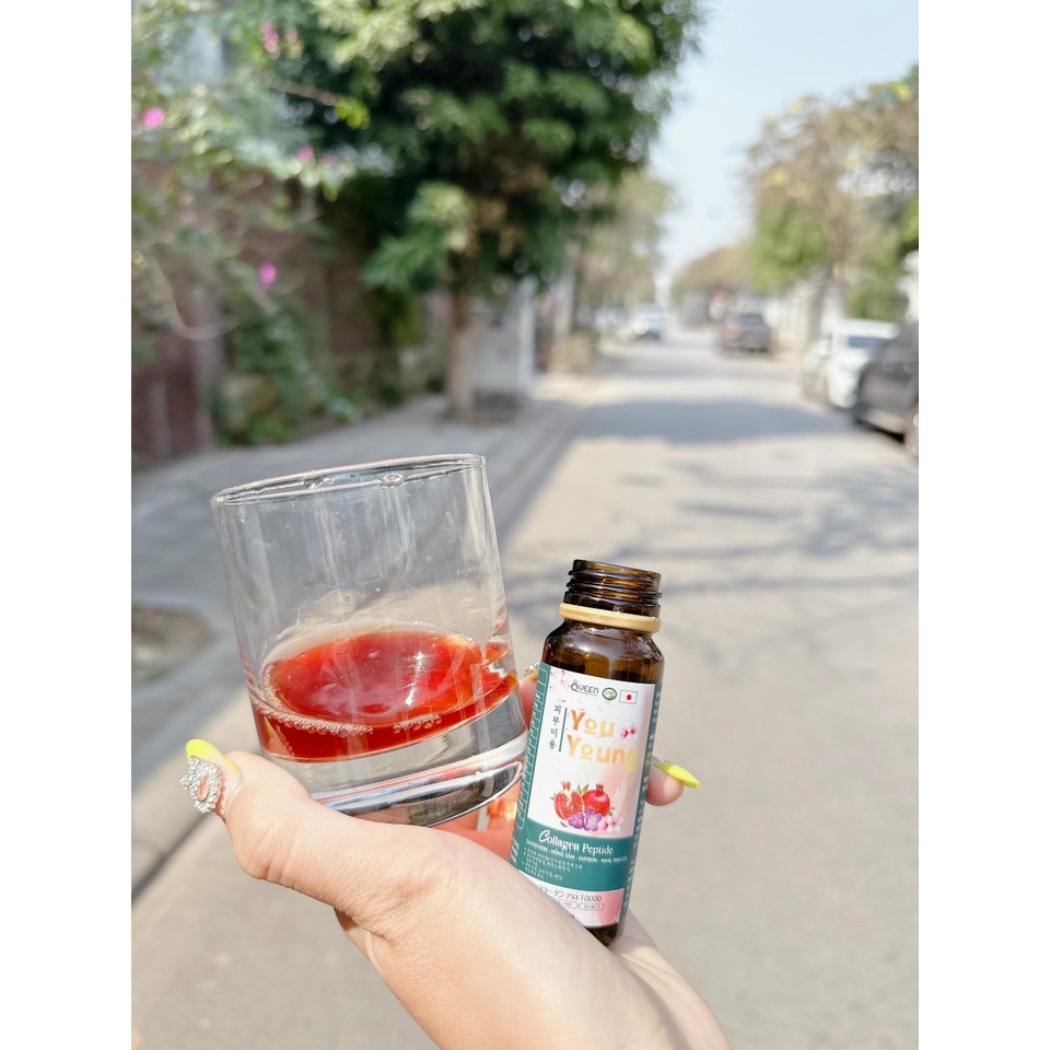 Mua Hộp 10 chai Collagen Peptide chiết xuất hồng sâm, saffron, nhau ...