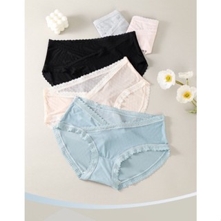 Quần lót bầu cạp chéo tránh chạm vết mổ sau sinh Q9966 chất lụa ton non ...
