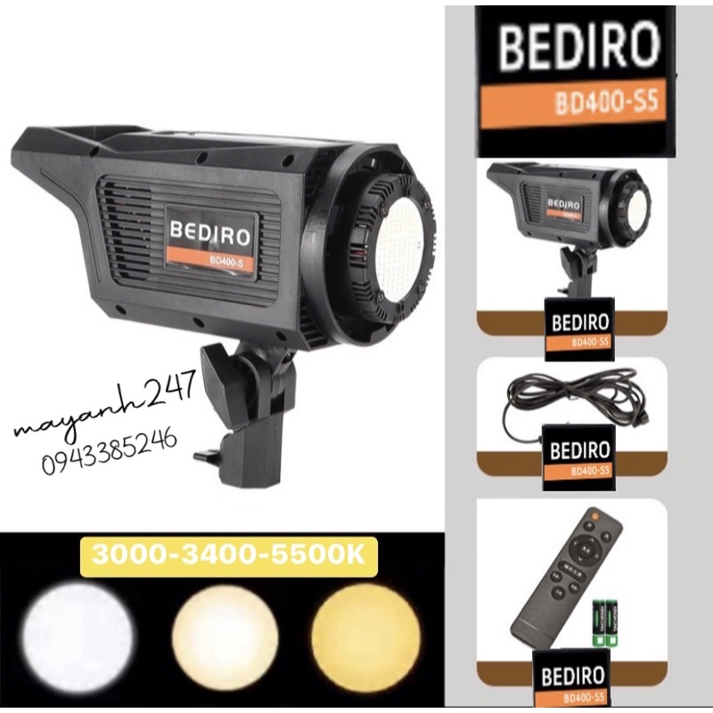 Mua Bediro Bd-400ss 400W ( 1 bộ đèn led) - Bộ Đèn Studio Ngàm Bowen Giá ...
