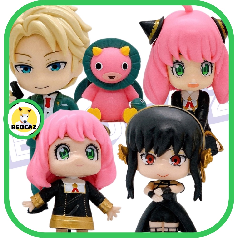 Mô hình Spy X Family Gia đình điệp viên Chibi Loid Forger Yor Forger ...
