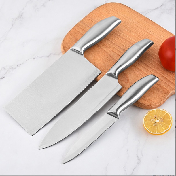 Mua Bộ 3 dao inox nhà bếp 3 con siêu bén, dao thái thịt, dao gọt hoa ...