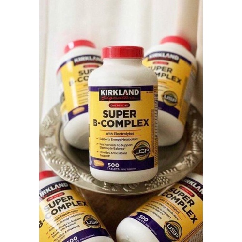 Mua Viên Vitamin B Kirkland Signature Super B-Complex 500 viên-Chuyển ...