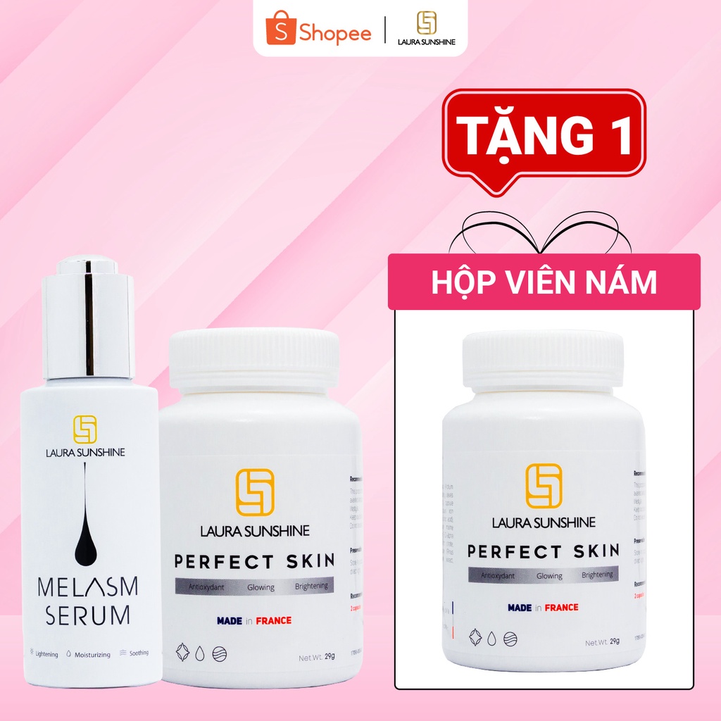 Mua Viên uống trắng da, ngăn ngừa nám PERFECT SKIN - Laura Sunshine ...